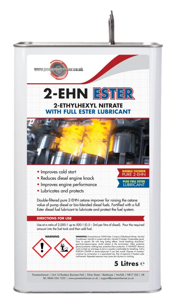 2-EHN Premium Grade, Double Filtered, 2-Ethylhexyl Nitrate Cetane ...
